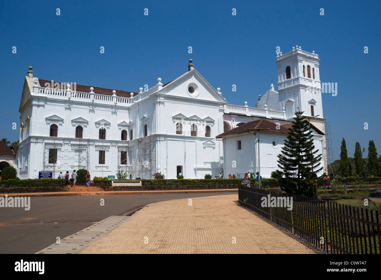 Se' Cathedral and the church of St Francis of Assisi Old, Goa, India ...