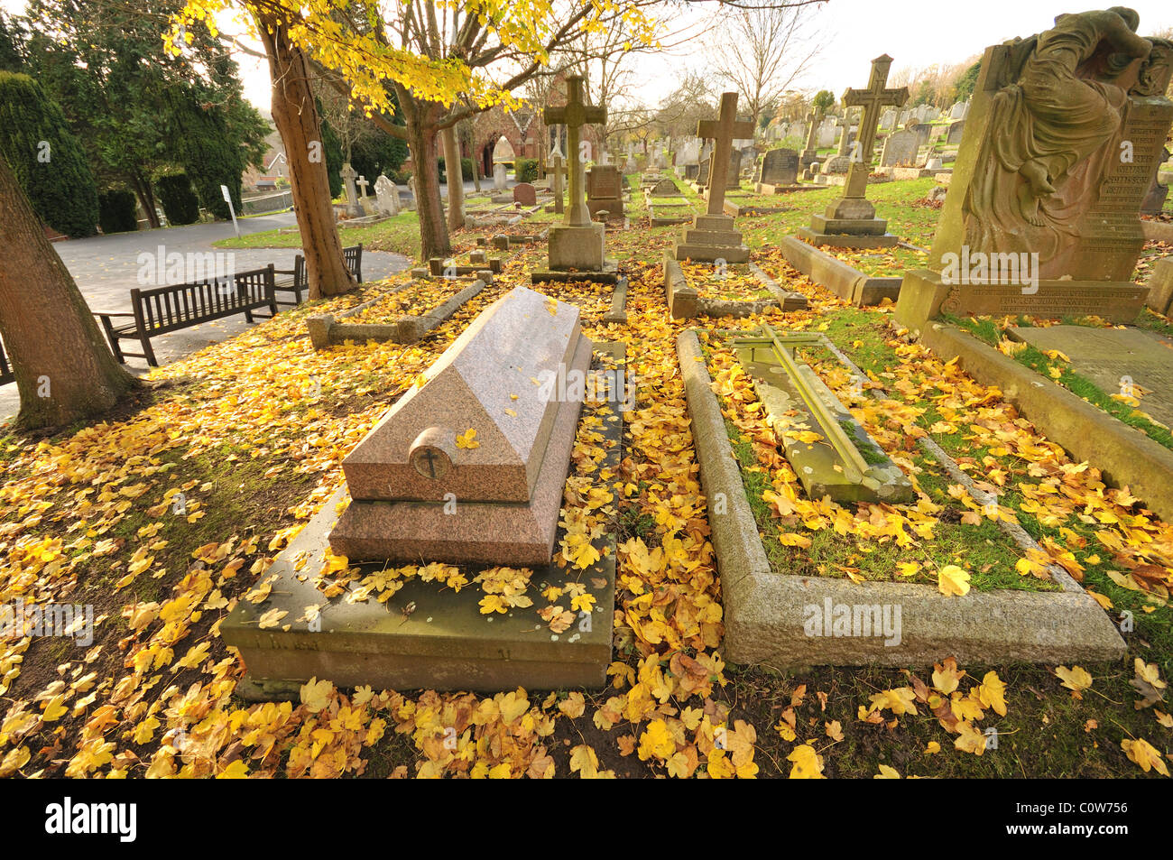 Cemetery, Lewes, East Sussex, England, United Kingdom Stock Photo - Alamy