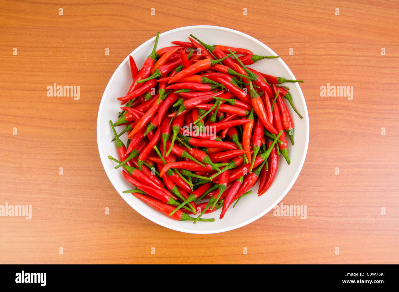 Sweet pepper on table Cut Out Stock Images & Pictures - Alamy