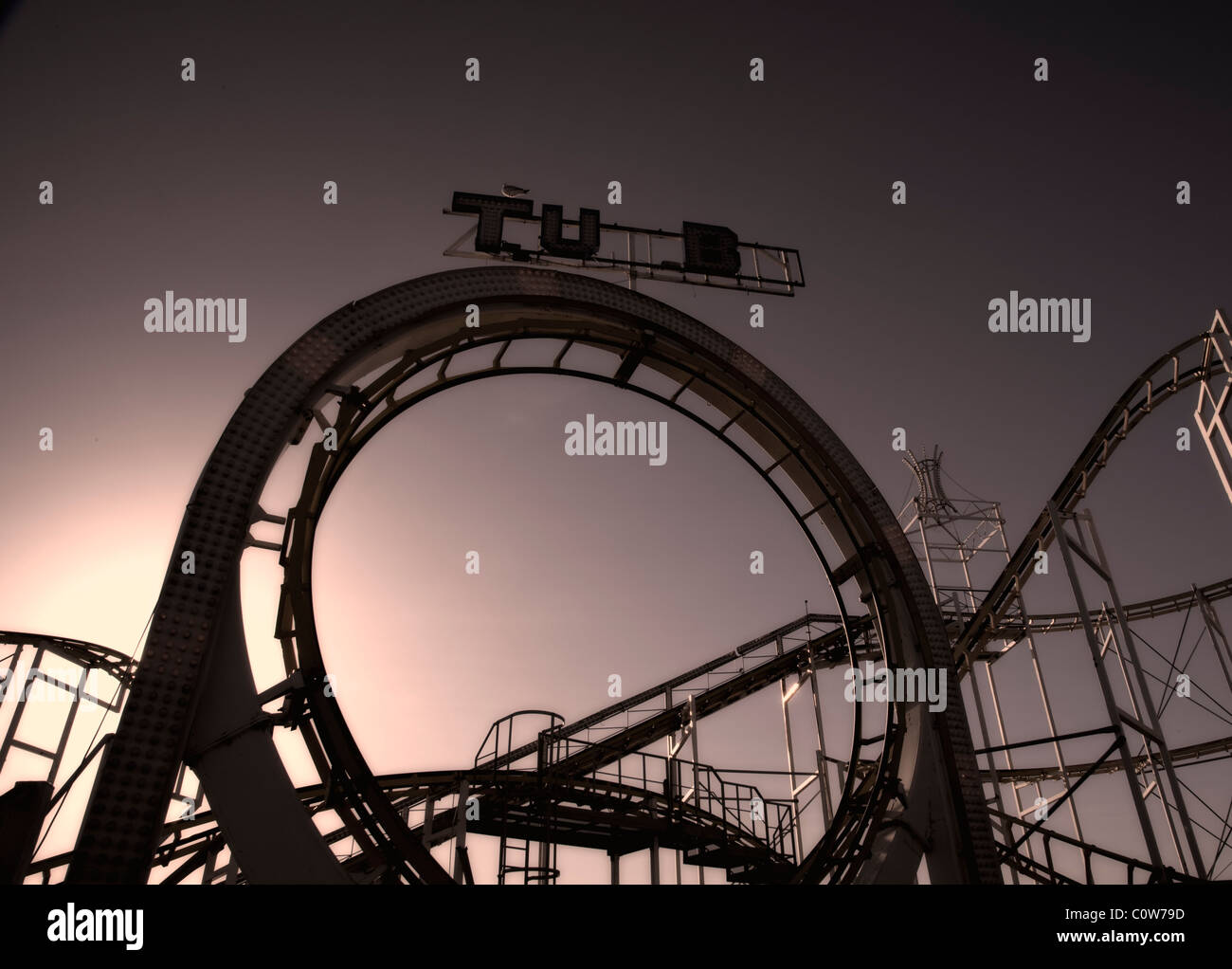 Brighton pier roller coaster hi-res stock photography and images - Alamy