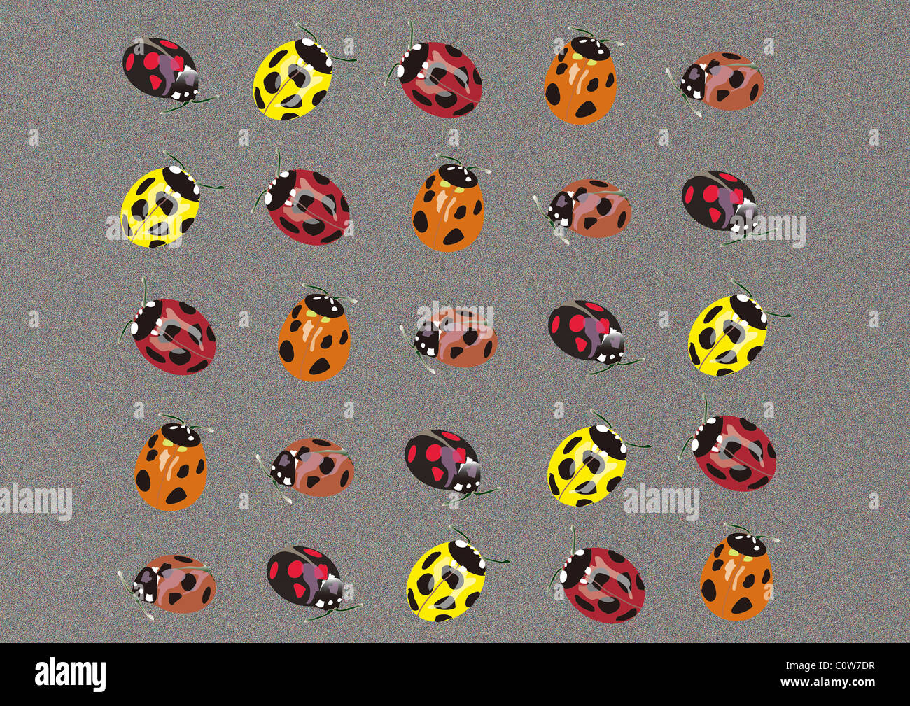 Ladybird pattern hi-res stock photography and images - Alamy