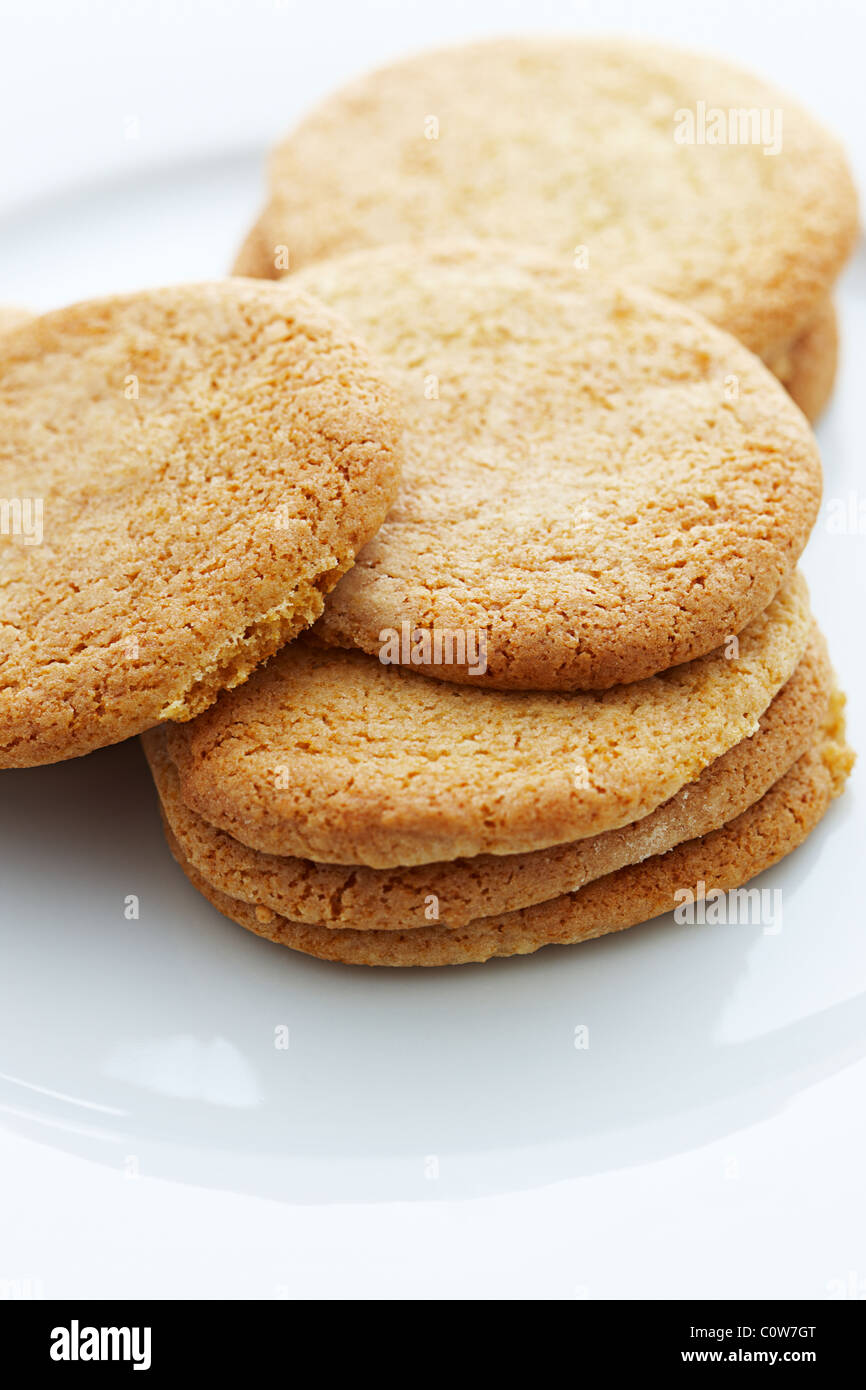 Biscuits on a plate hi-res stock photography and images - Alamy