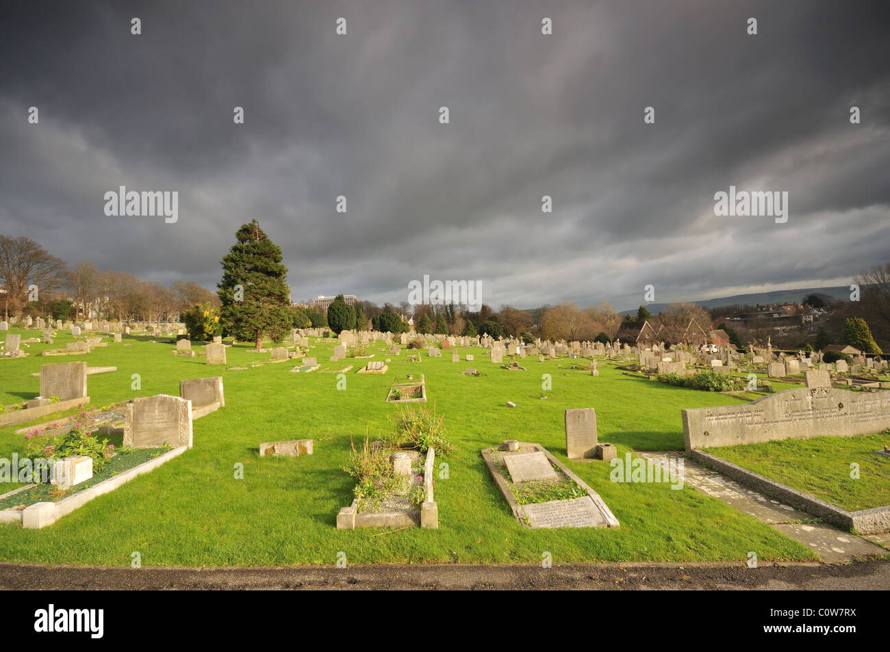 Cemetery, Lewes, East Sussex, England, United Kingdom Stock Photo - Alamy