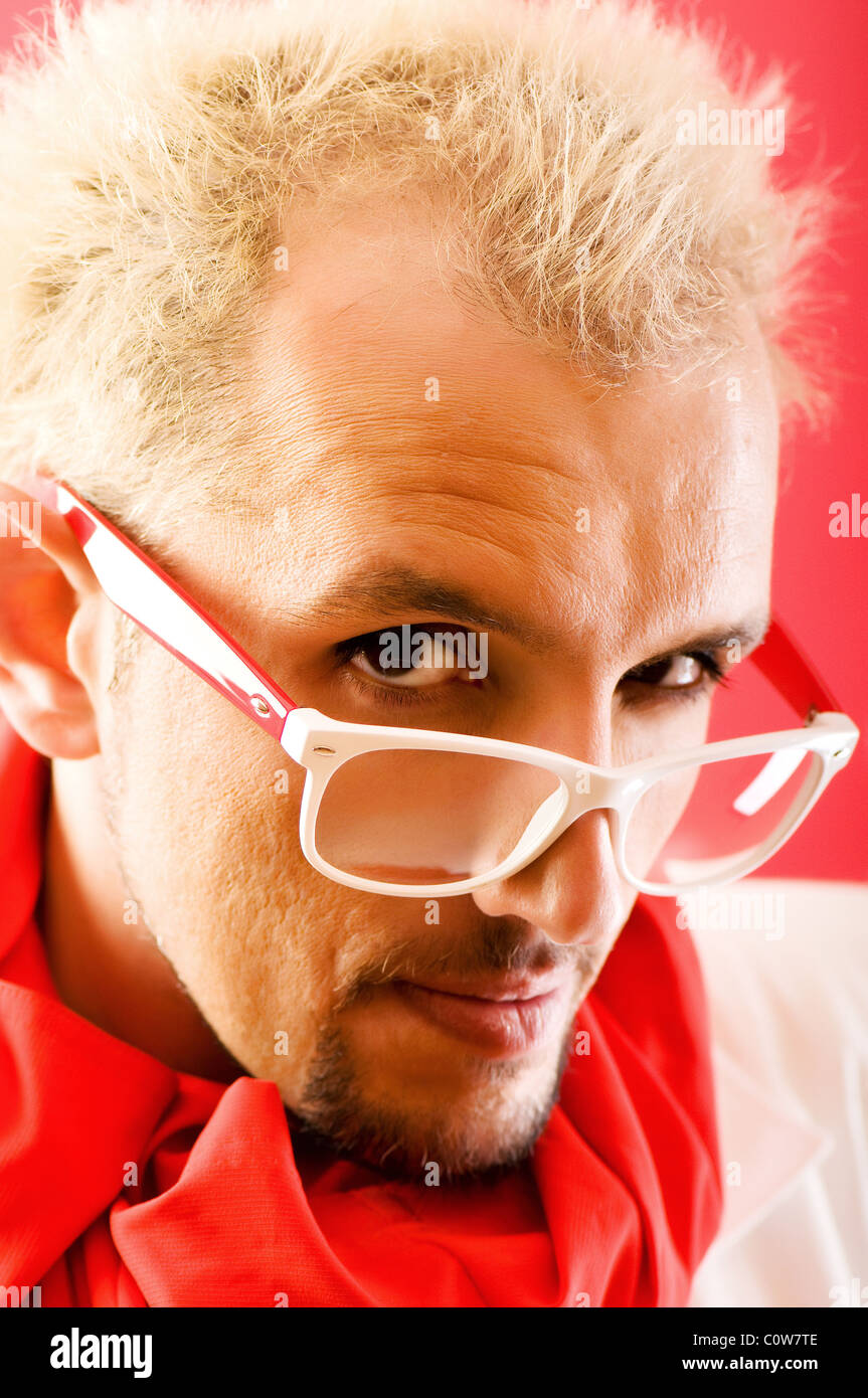 Guy w glasses hi-res stock photography and images - Alamy