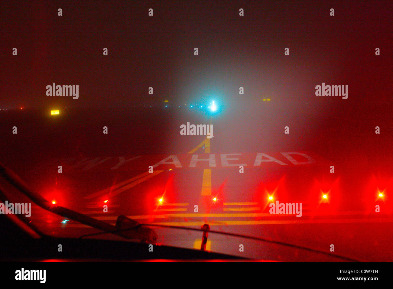 cockpit on holding point Stock Photo - Alamy