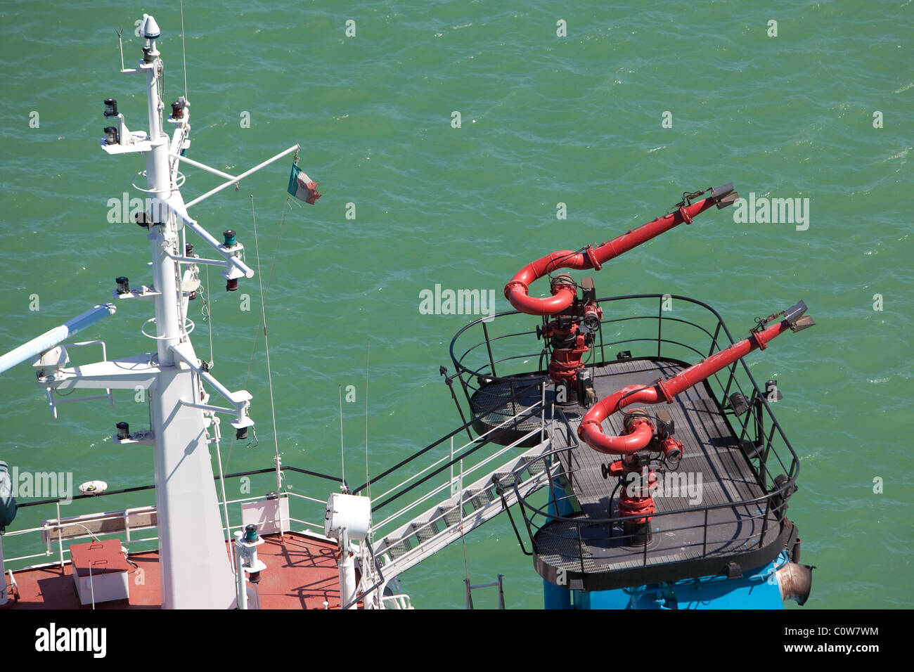 Fire fighting ship water spray hi-res stock photography and images - Alamy