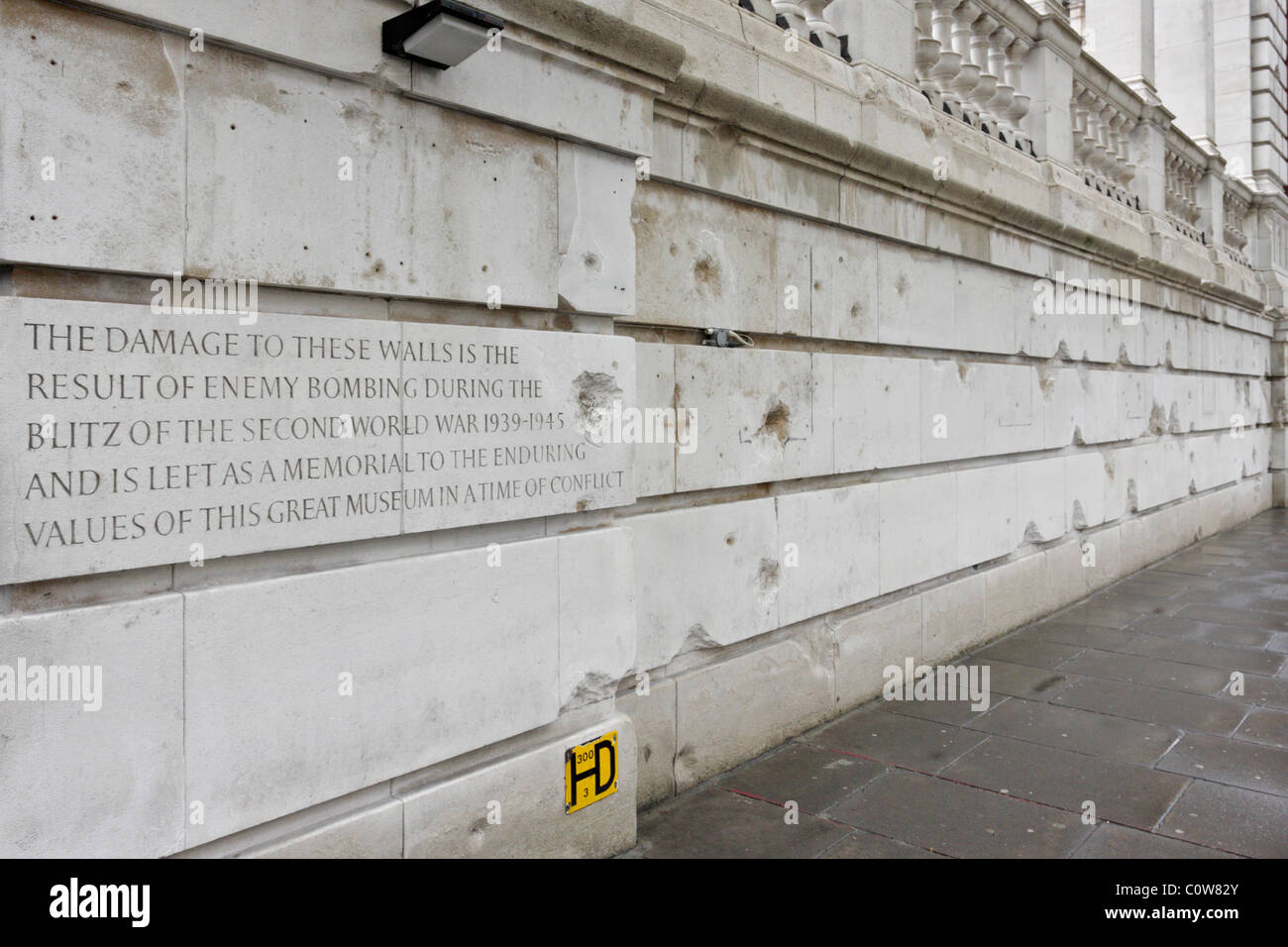 Modern day evidence of German WW11 bombing campaign on London. Viewed ...