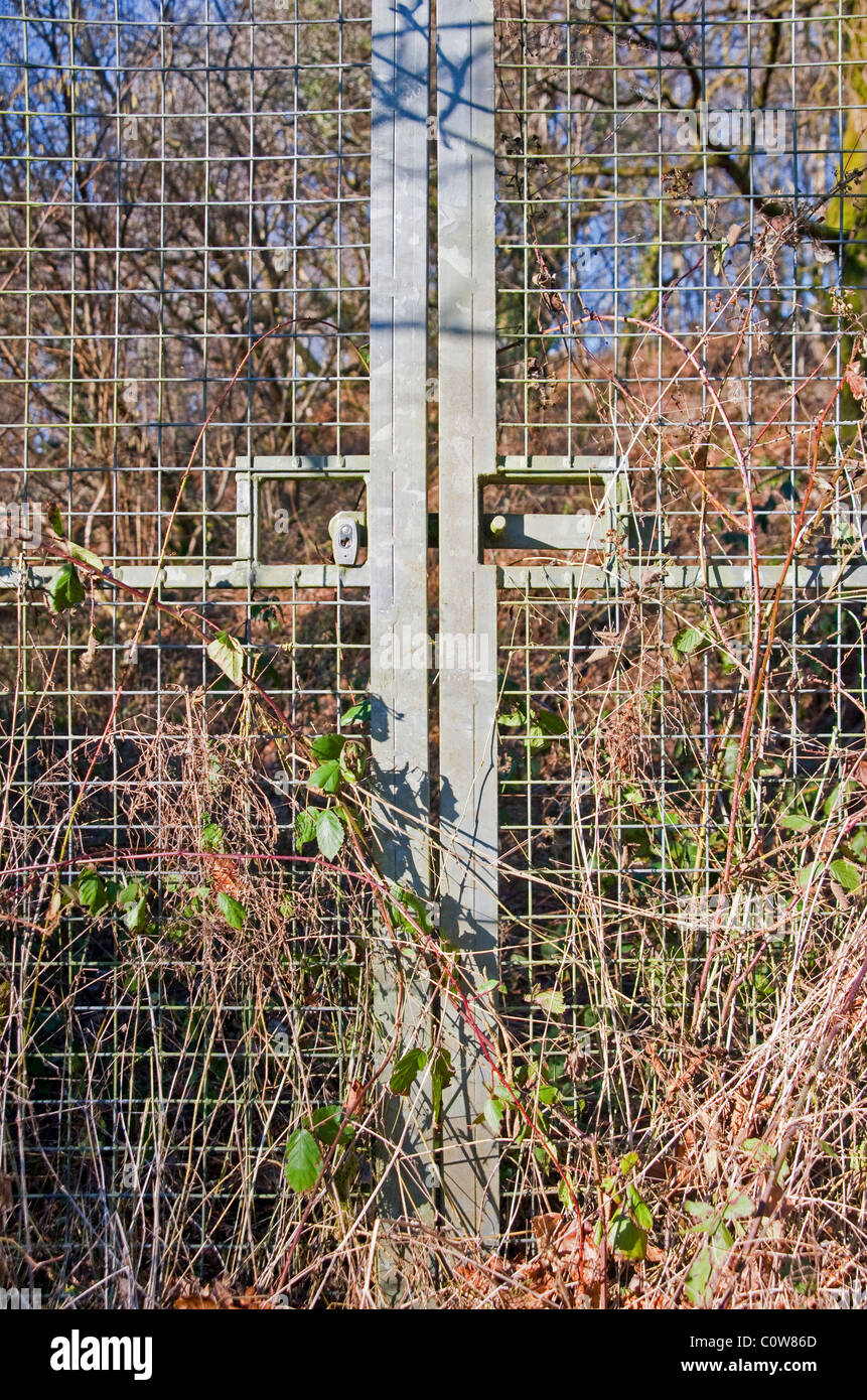 Gate padlock hi-res stock photography and images - Alamy