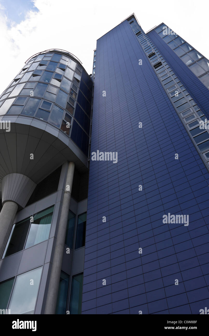Falcon Wharf apartment block in Lombard Road Battersea, London Stock ...