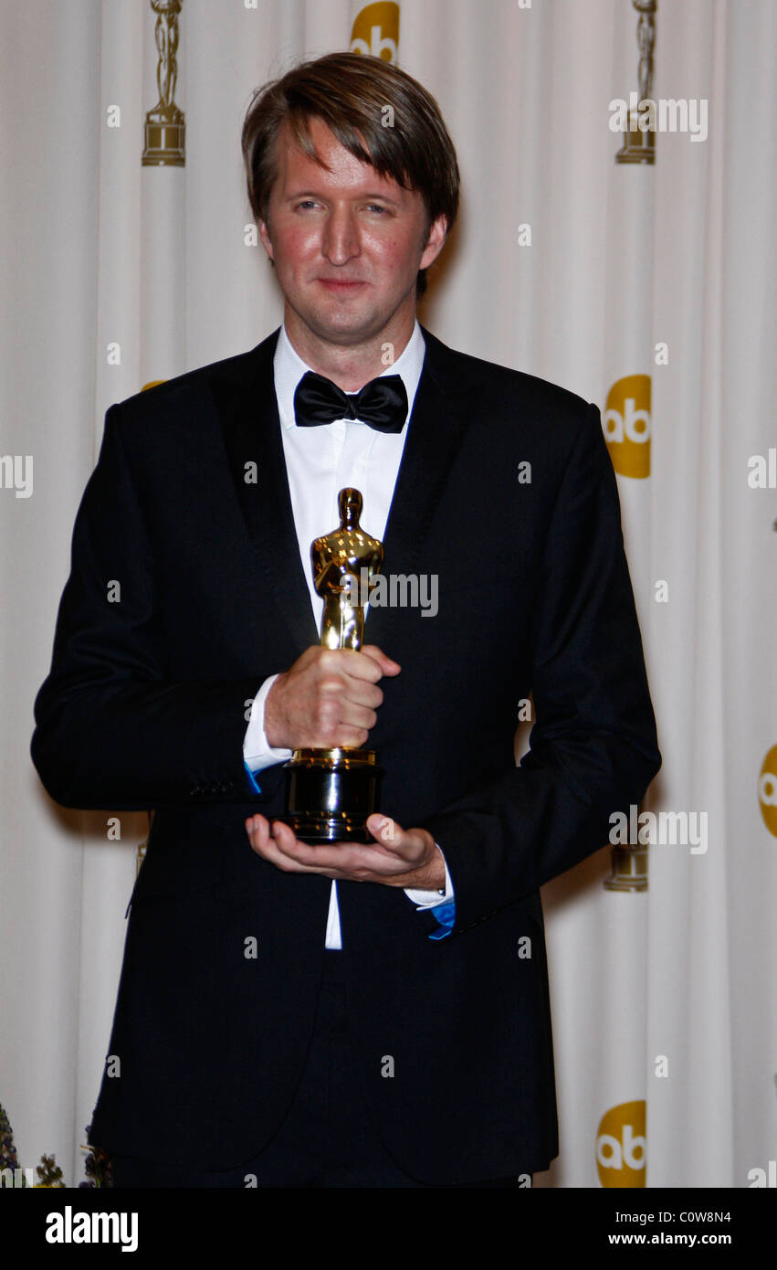 TOM HOOPER 83RD ACADEMY AWARDS PRESS ROOM KODAK THEATRE HOLLYWOOD USA ...