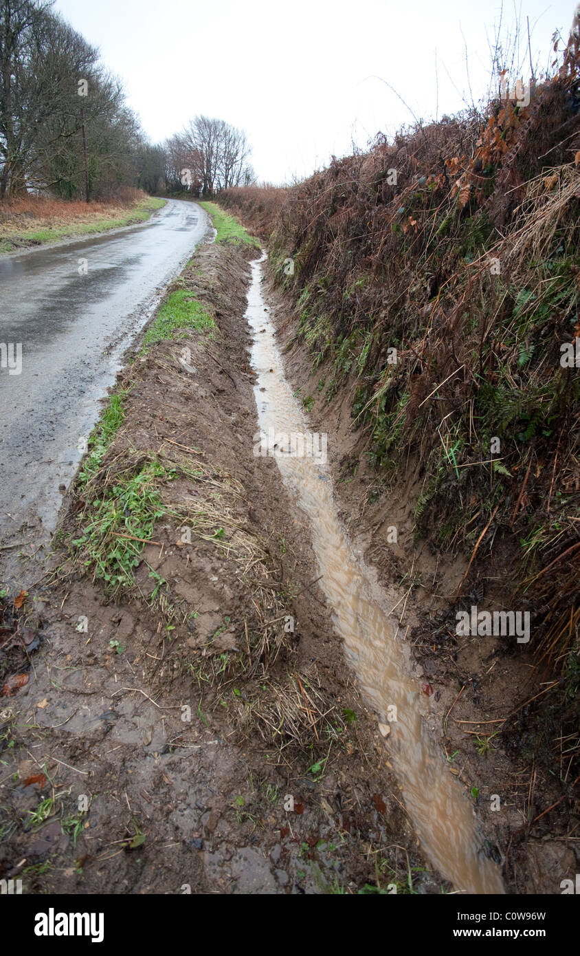 Muddy ditch hi-res stock photography and images - Alamy