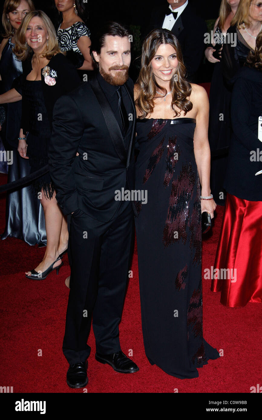 CHRISTIAN BALE & SIBI BALE 83RD ACADEMY AWARDS RED CARPET ARRIVALS ...