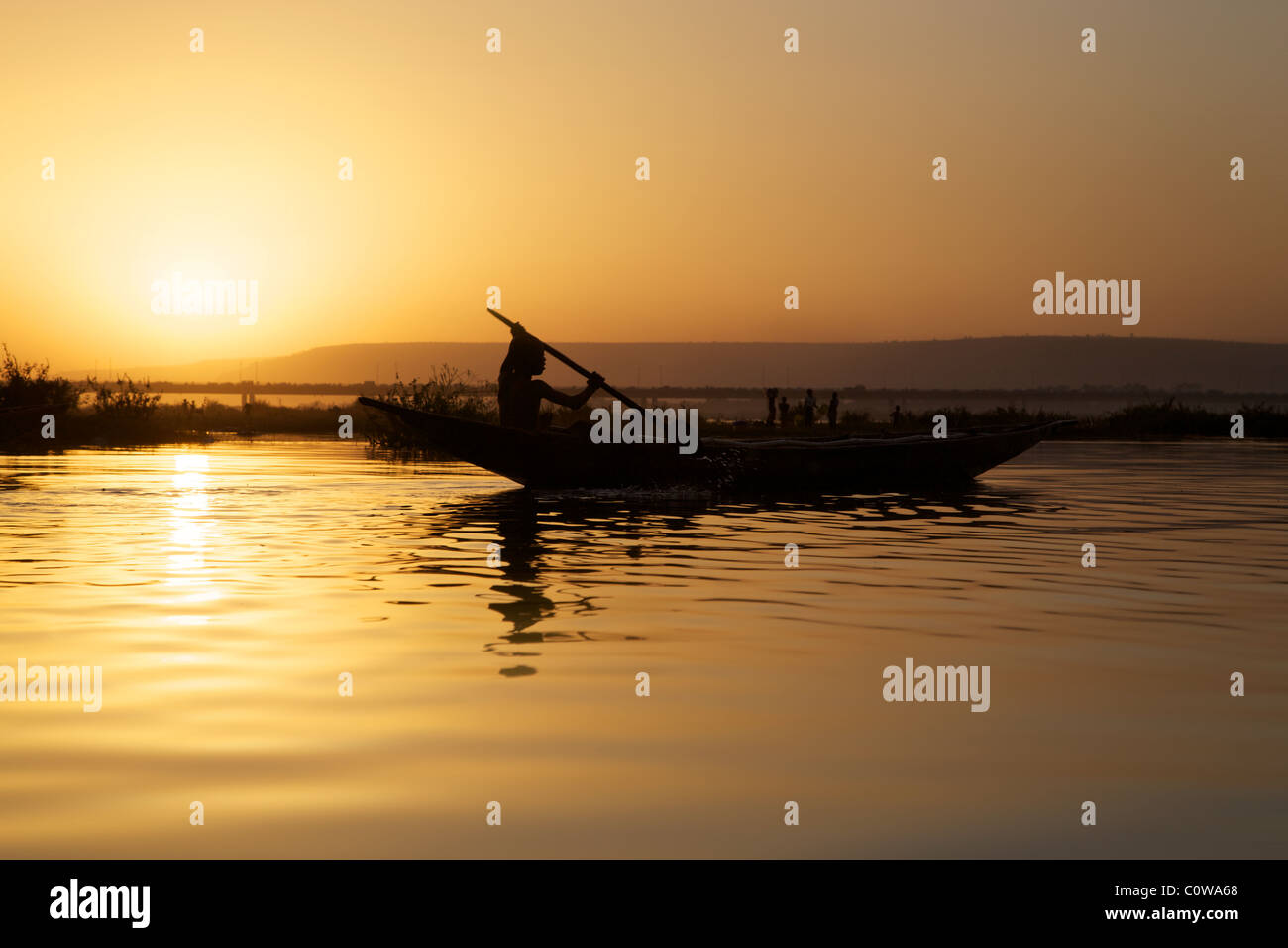 Niger river bamako sunset hi-res stock photography and images - Alamy