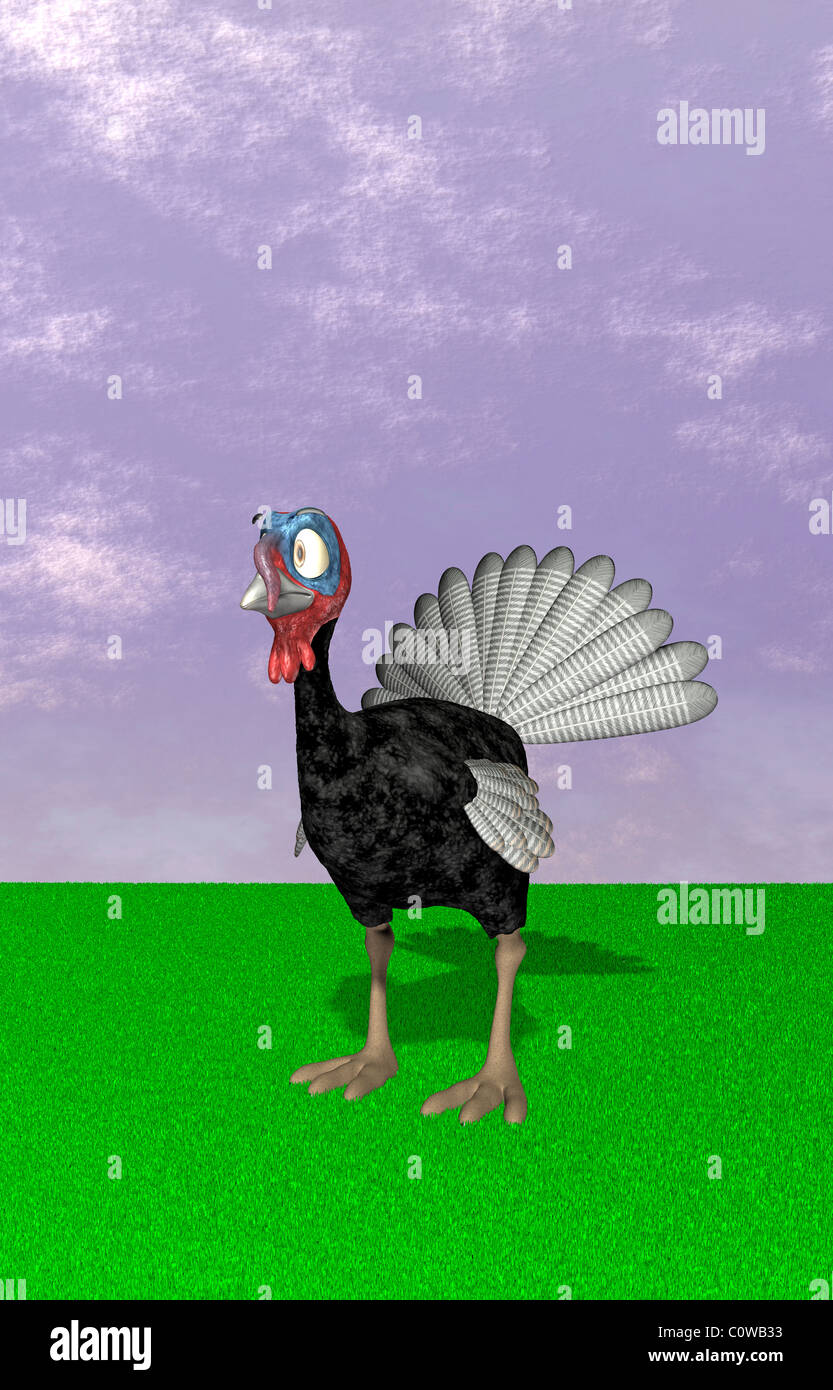 turkey comic style illustration Stock Photo - Alamy