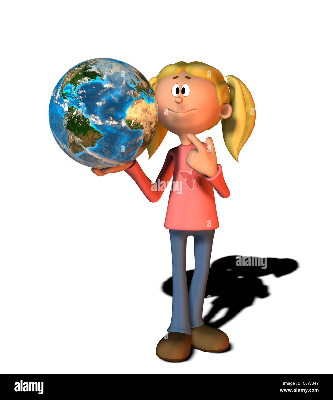 3d weltkarte hi-res stock photography and images - Alamy