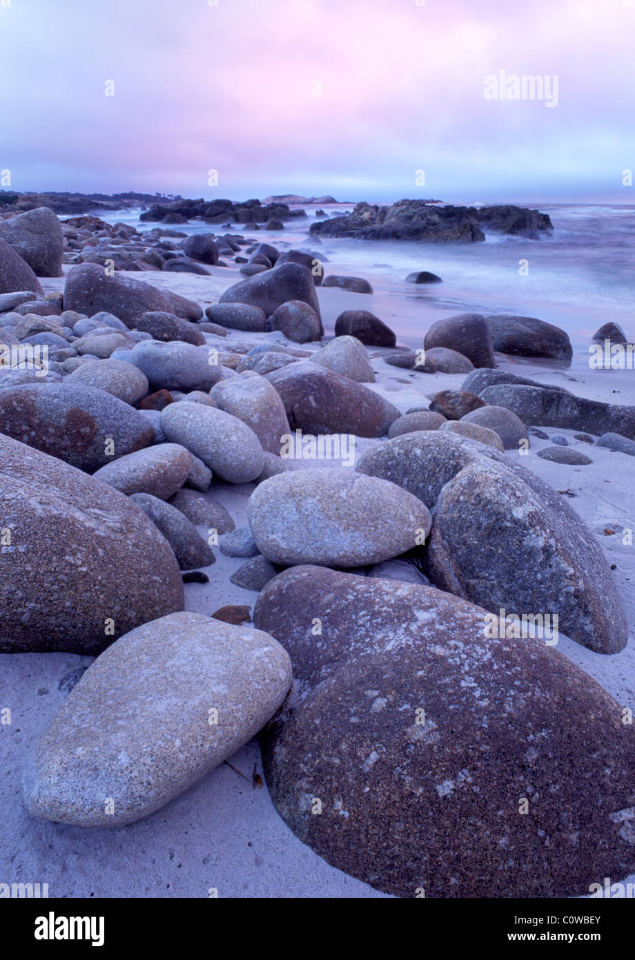 Pebbles Beach California High Resolution Stock Photography and Images ...
