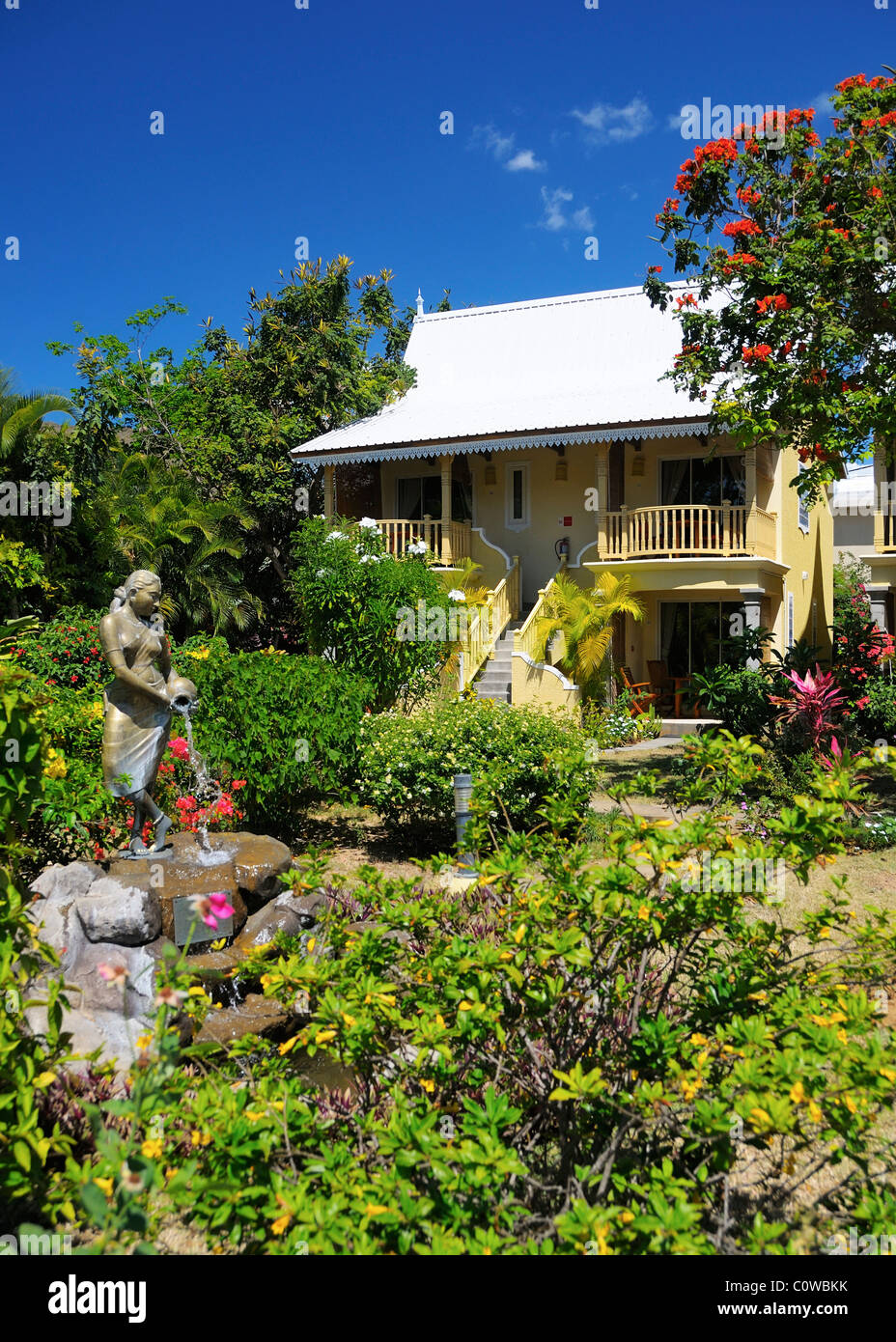The hotel garden with our bungalow at the hotel La Mariposa in La ...