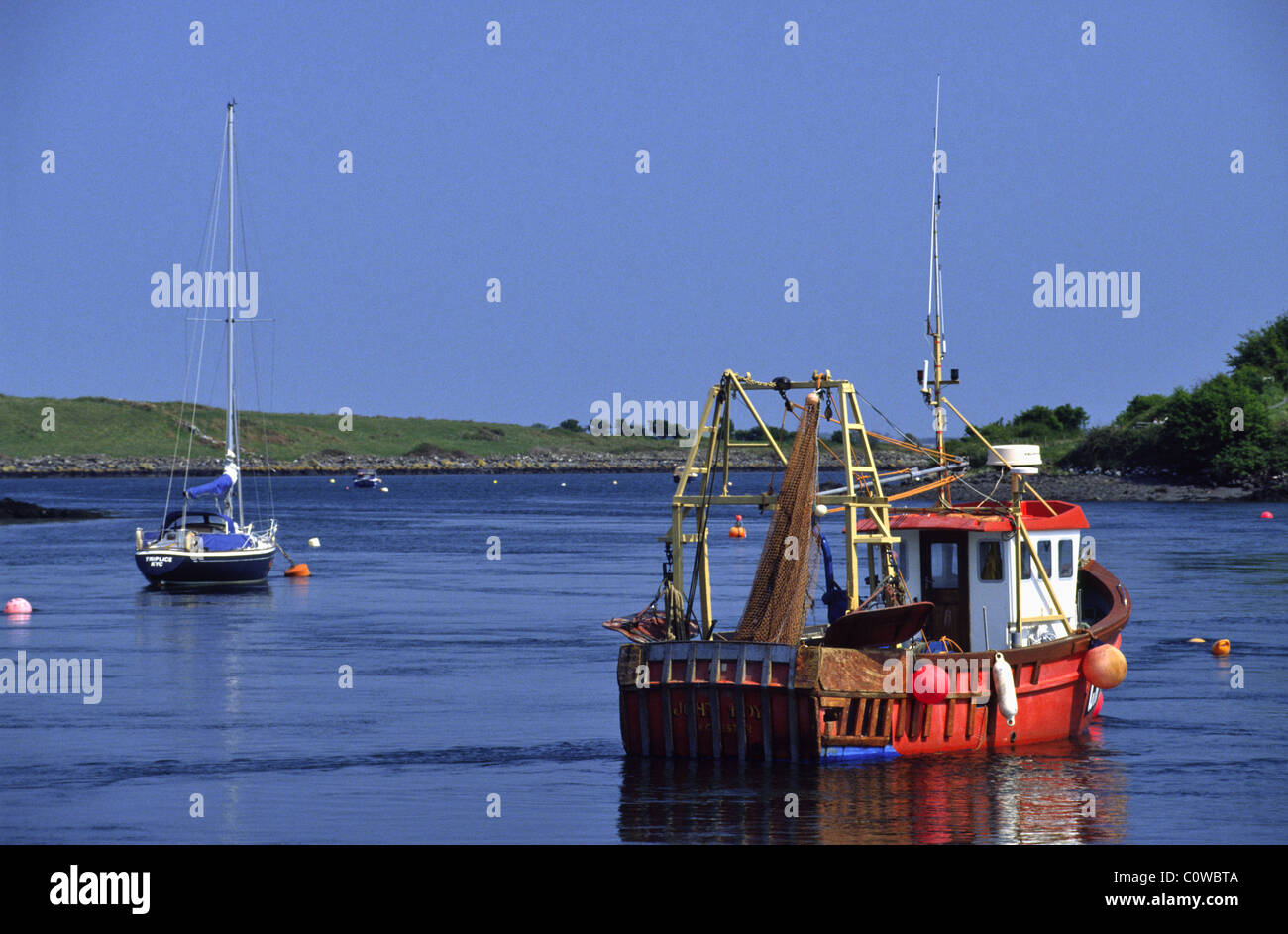 The Trawler "John Boy", Strangford Lough, Northern Ireland Stock Photo ...