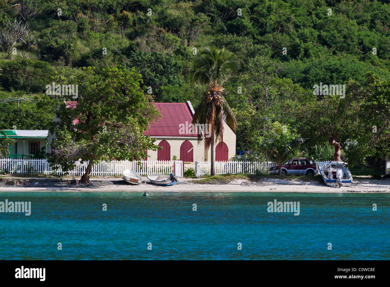 The Methodist Church, Great Harbour, Jost Van Dyke, British Virgin ...