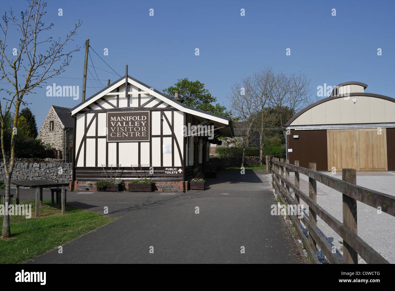 Disused Hulme End railway Station, England UK, in the Staffordshire ...
