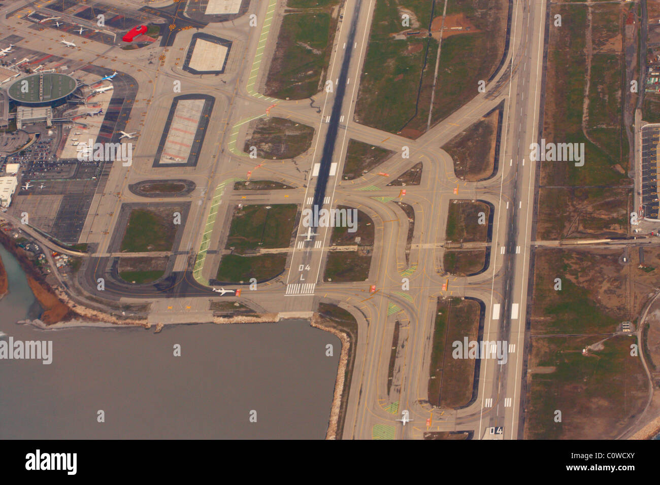 Nice airport runway hi-res stock photography and images - Alamy