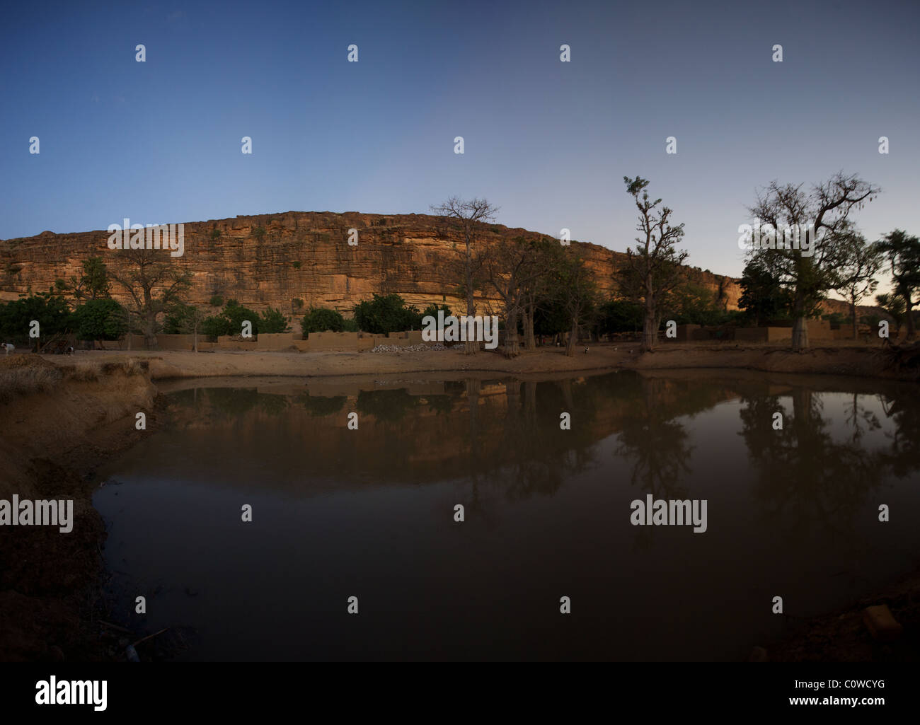 The Bandiagara site is an outstanding landscape of cliffs and sandy ...
