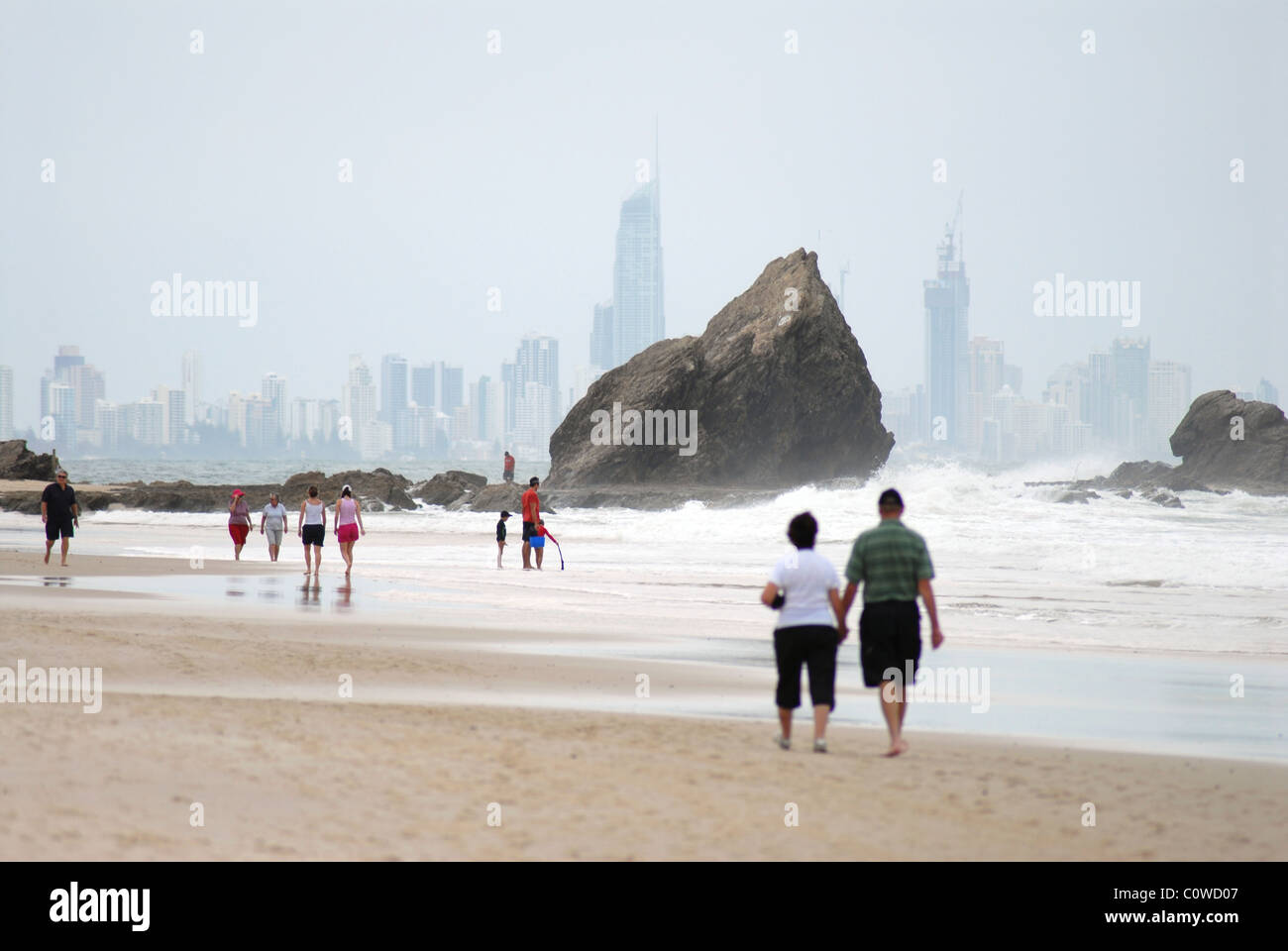 Gold Coast beach walk Stock Photo - Alamy