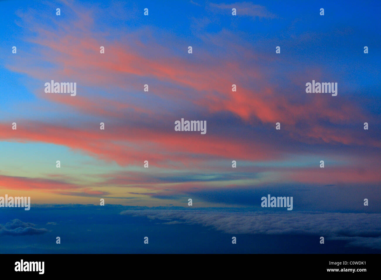 Sky and clouds from above Stock Photo - Alamy