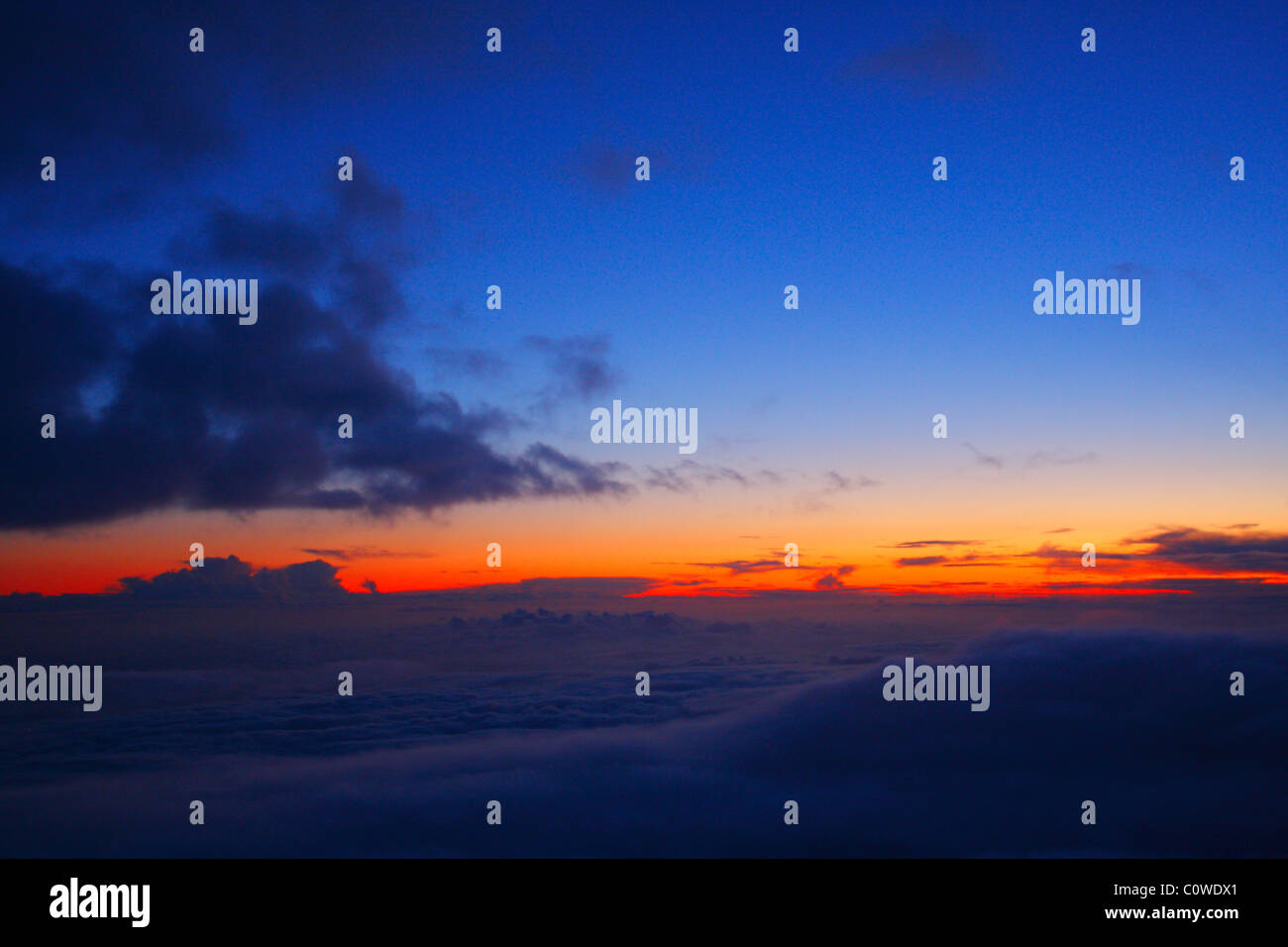 Sky and clouds from above Stock Photo - Alamy