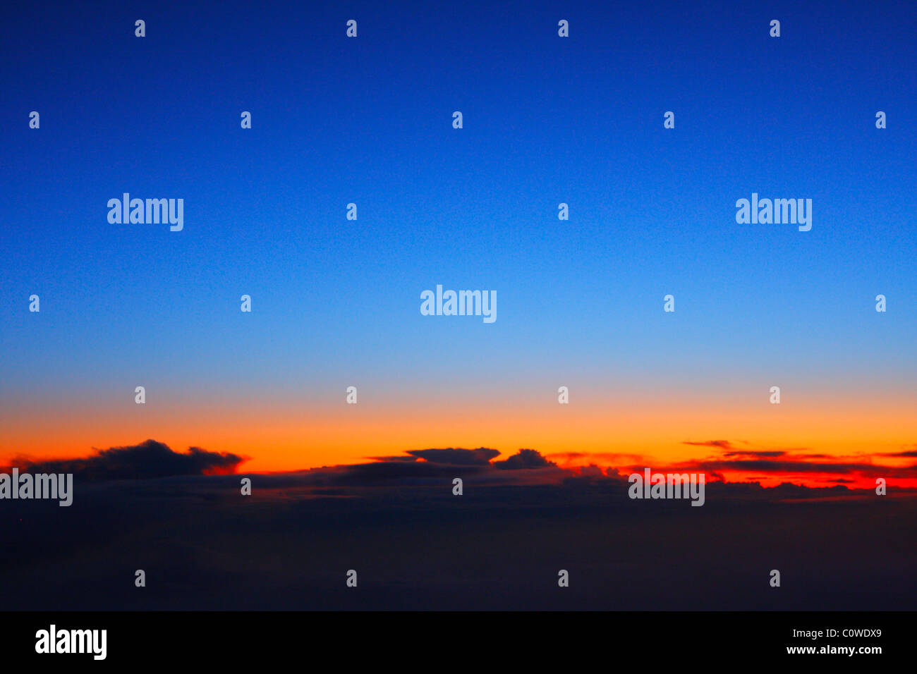 Sky and clouds from above Stock Photo - Alamy