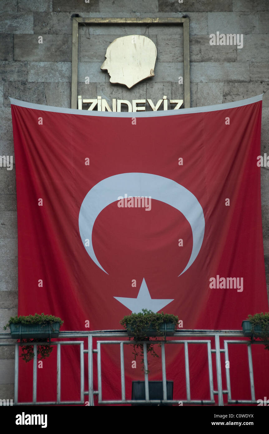 Turkish flag in Istanbul Stock Photo - Alamy