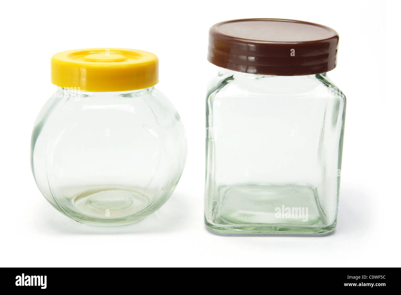 Empty glass bottles and jars hi-res stock photography and images - Alamy