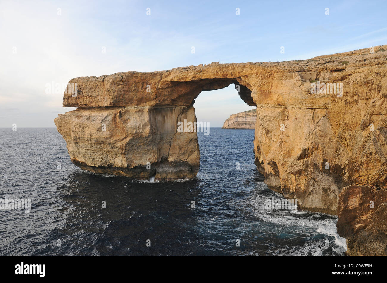 The Azure Window in Dwejra Gozo, Malta during sunset. A special ...