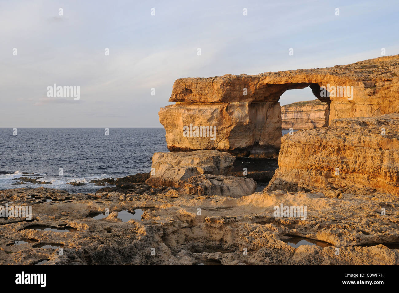 The Azure Window in Dwejra Gozo, Malta during sunset. A special ...