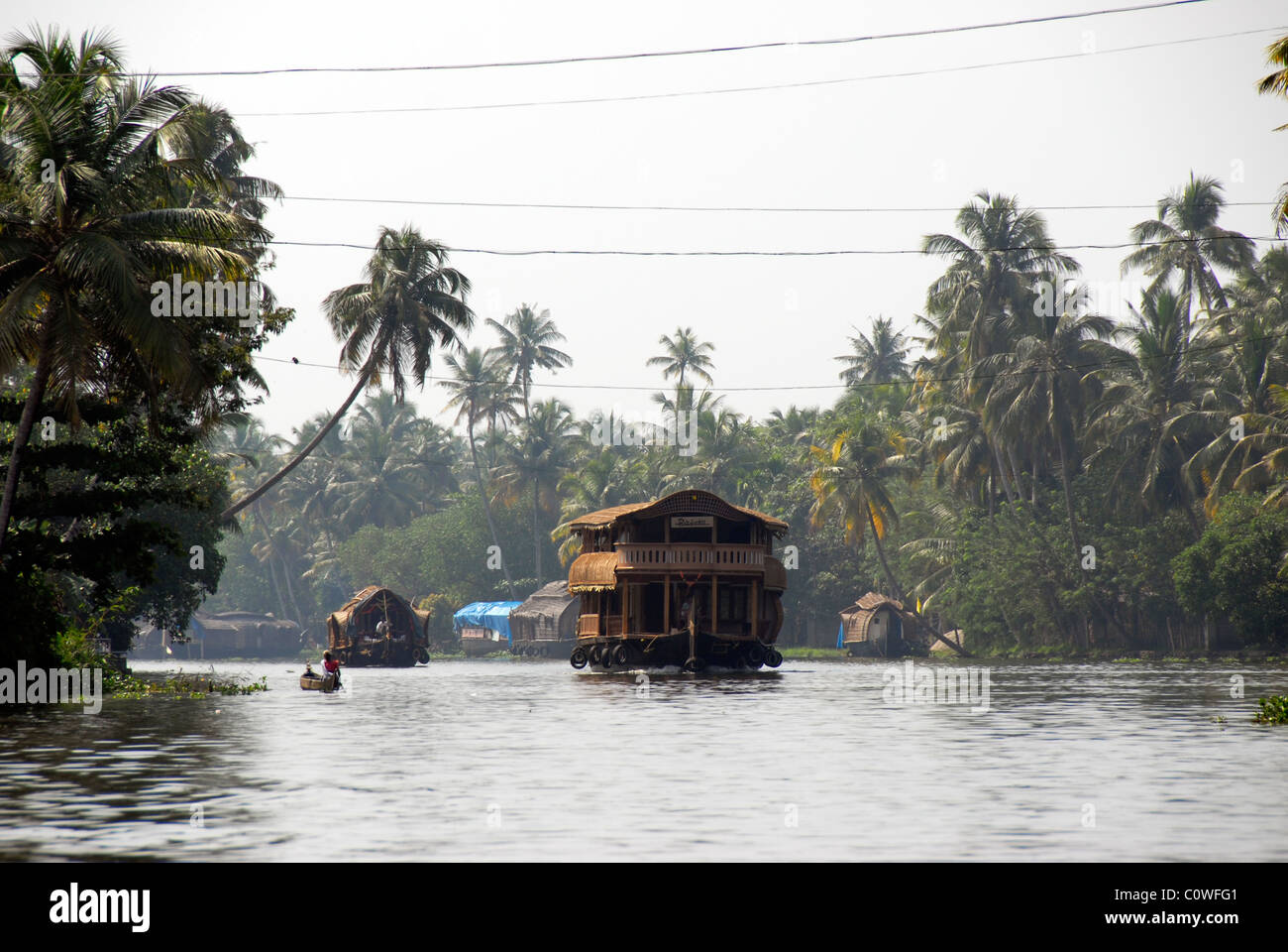 Resort houseboat kerala backwaters hi-res stock photography and images ...