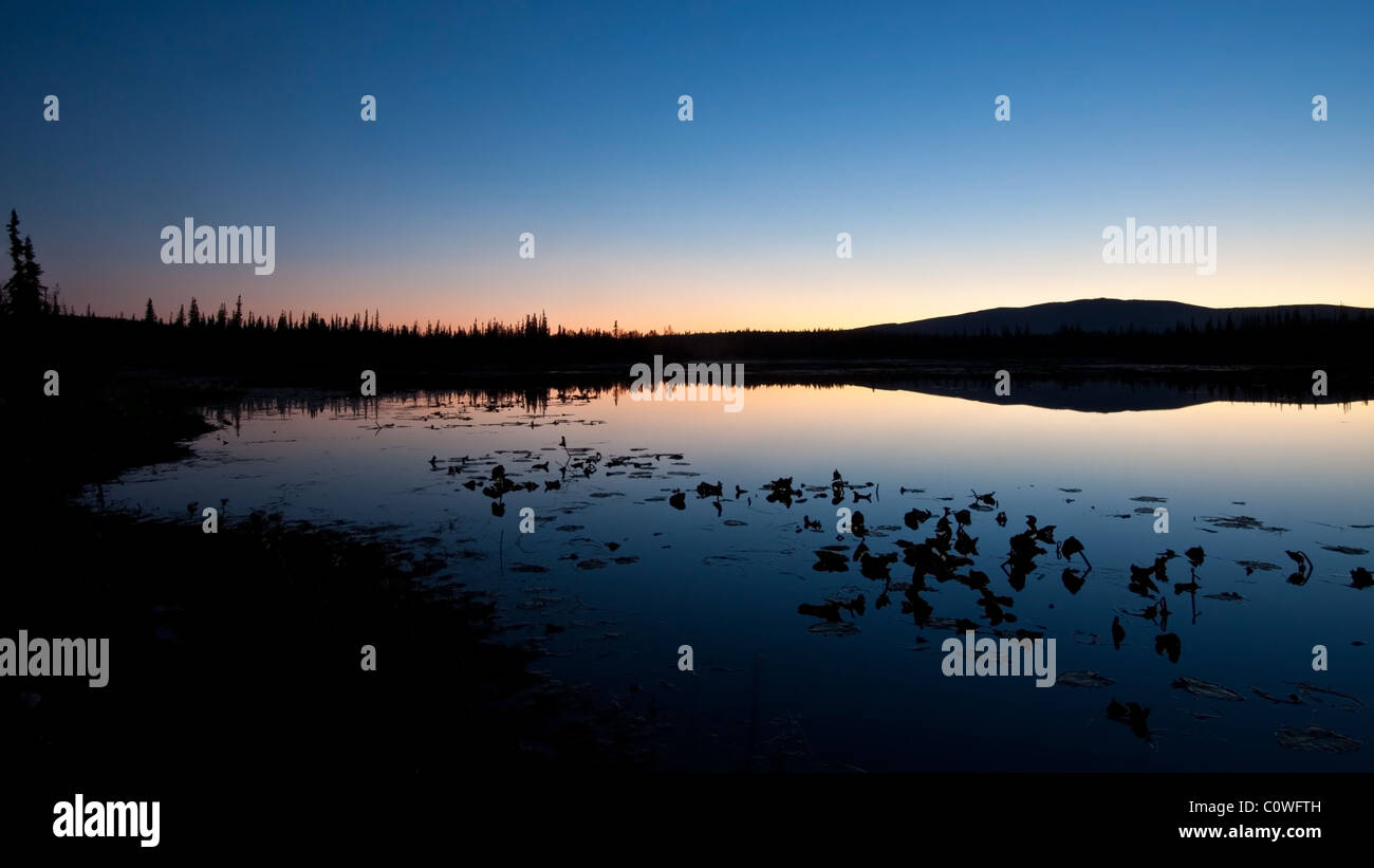 Smith Lake at Sunset Stock Photo - Alamy
