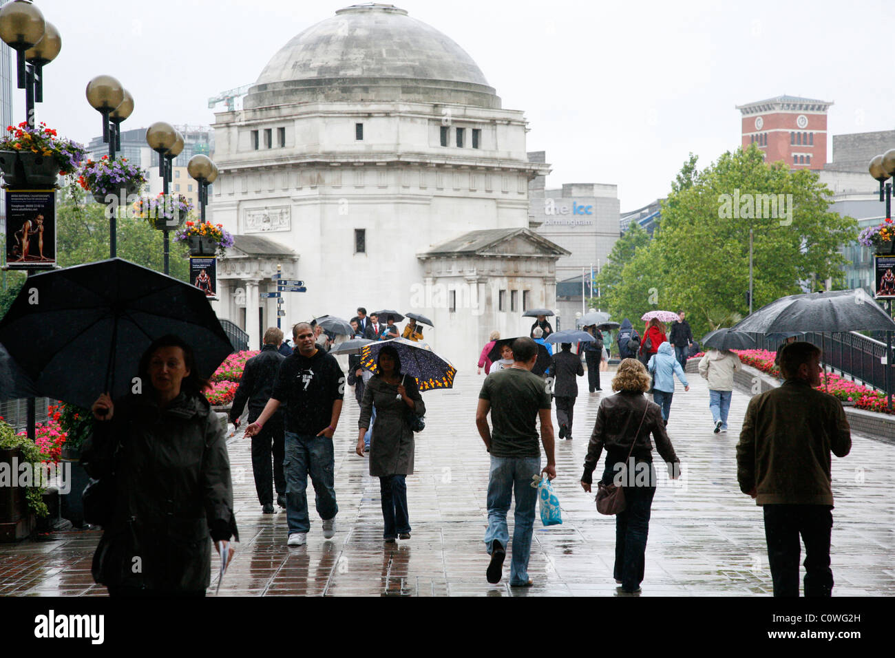 Rainy day, Birmingham, England, UK Stock Photo - Alamy