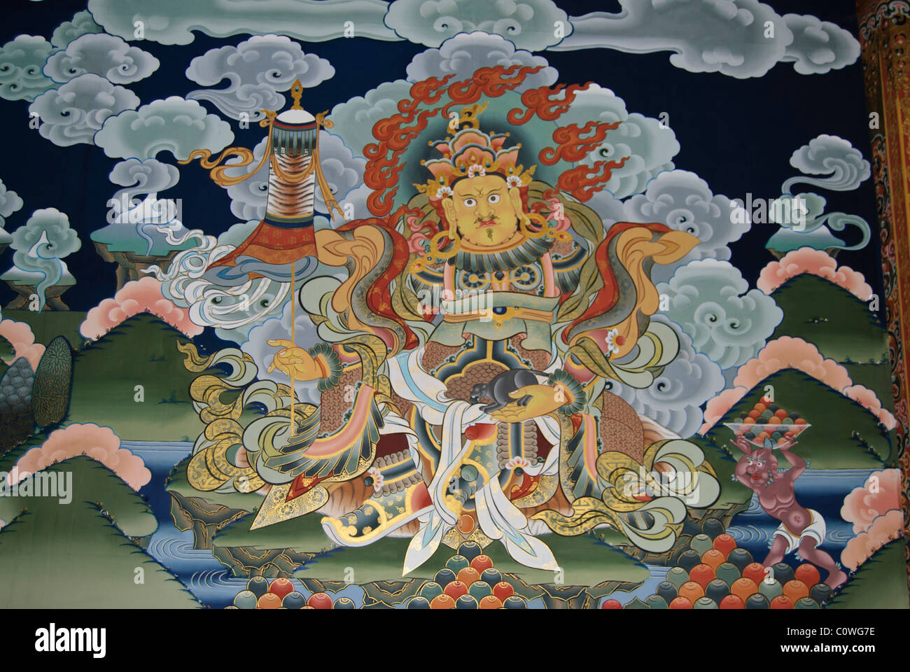 Traditional bhutanese painting hi-res stock photography and images - Alamy