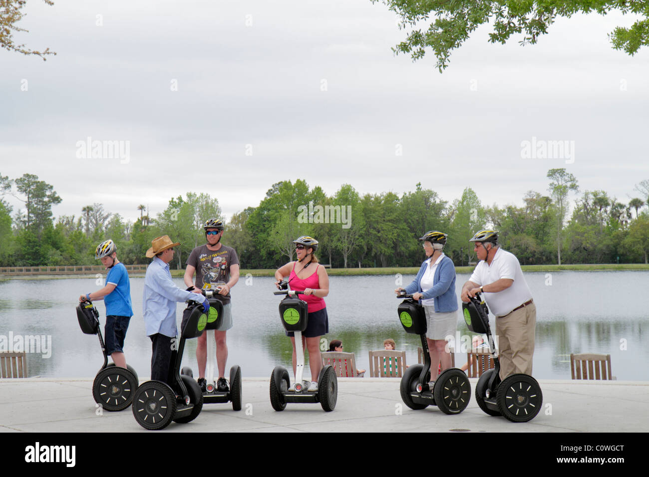 Children segway people hi-res stock photography and images - Alamy