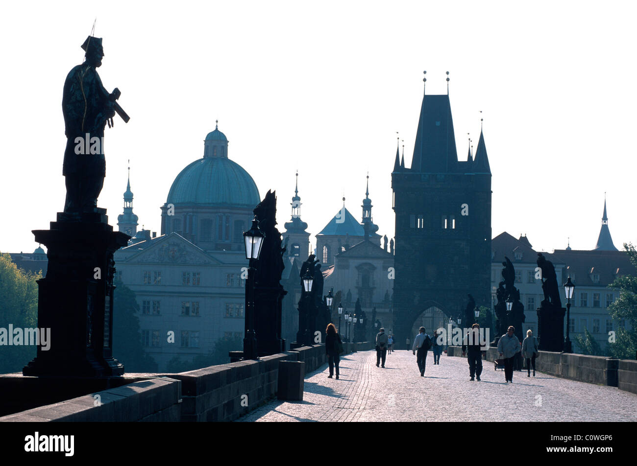 Charles Bridge (Karlov Most), Old City, Prague, Czech Republic, World ...