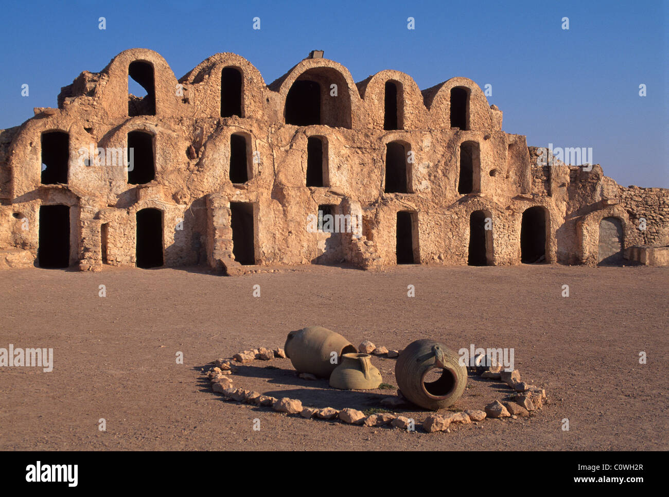 Ghorfa (old storehouse), Metameur, Tunisia Stock Photo - Alamy