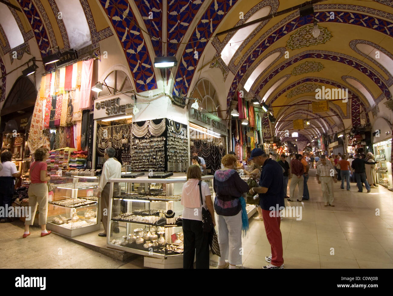 Great Bazaar (Kapali Carsi) in Istanbul, Turkey Stock Photo - Alamy