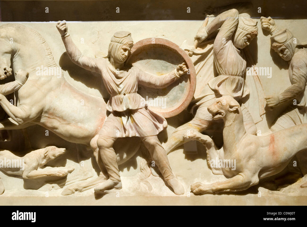 Alexander Sarcophagus archaeological Museum (Archeoloji Müzesi) in ...