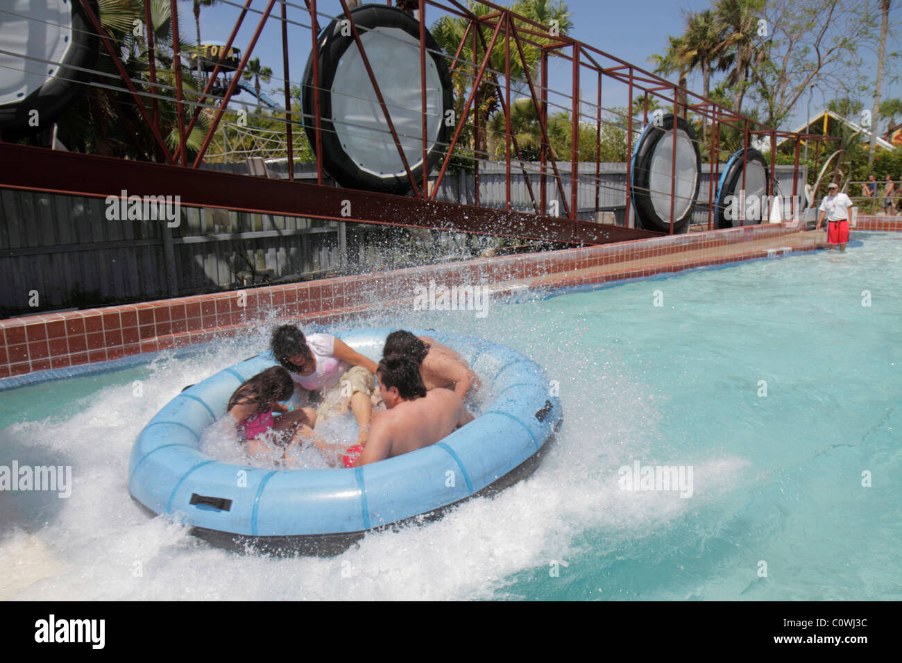 Orlando Florida,Wet'n Wild,water park,Bubba Tub,visitors travel ...