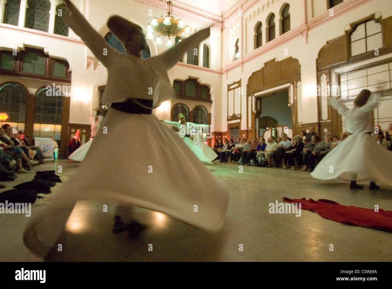 Dancing Dervish in Sirkeci-Station in Istanbul, Turkey Stock Photo - Alamy