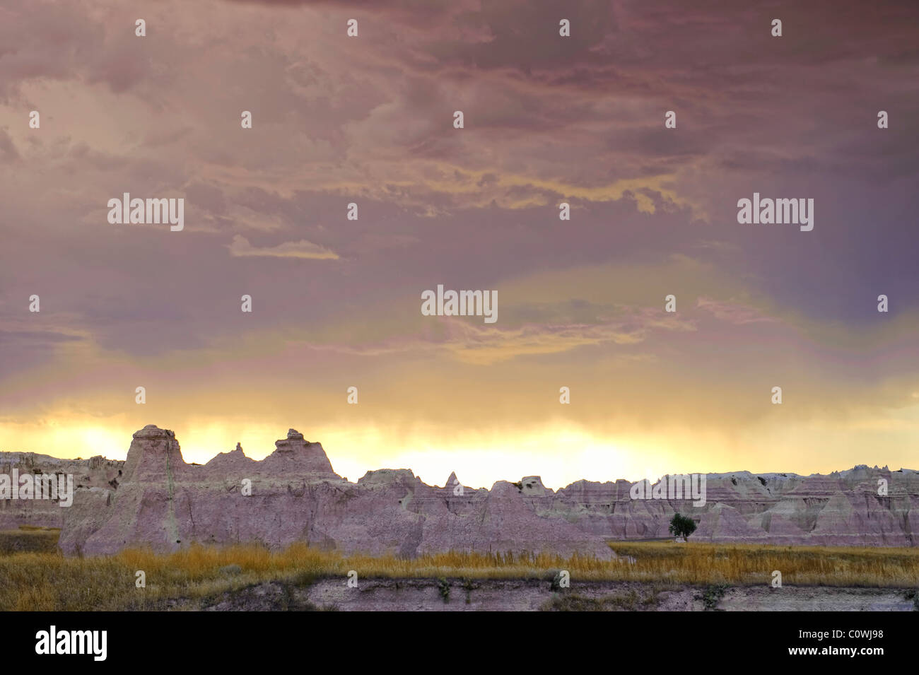 Badlands National Park, South Dakota, USA Stock Photo - Alamy