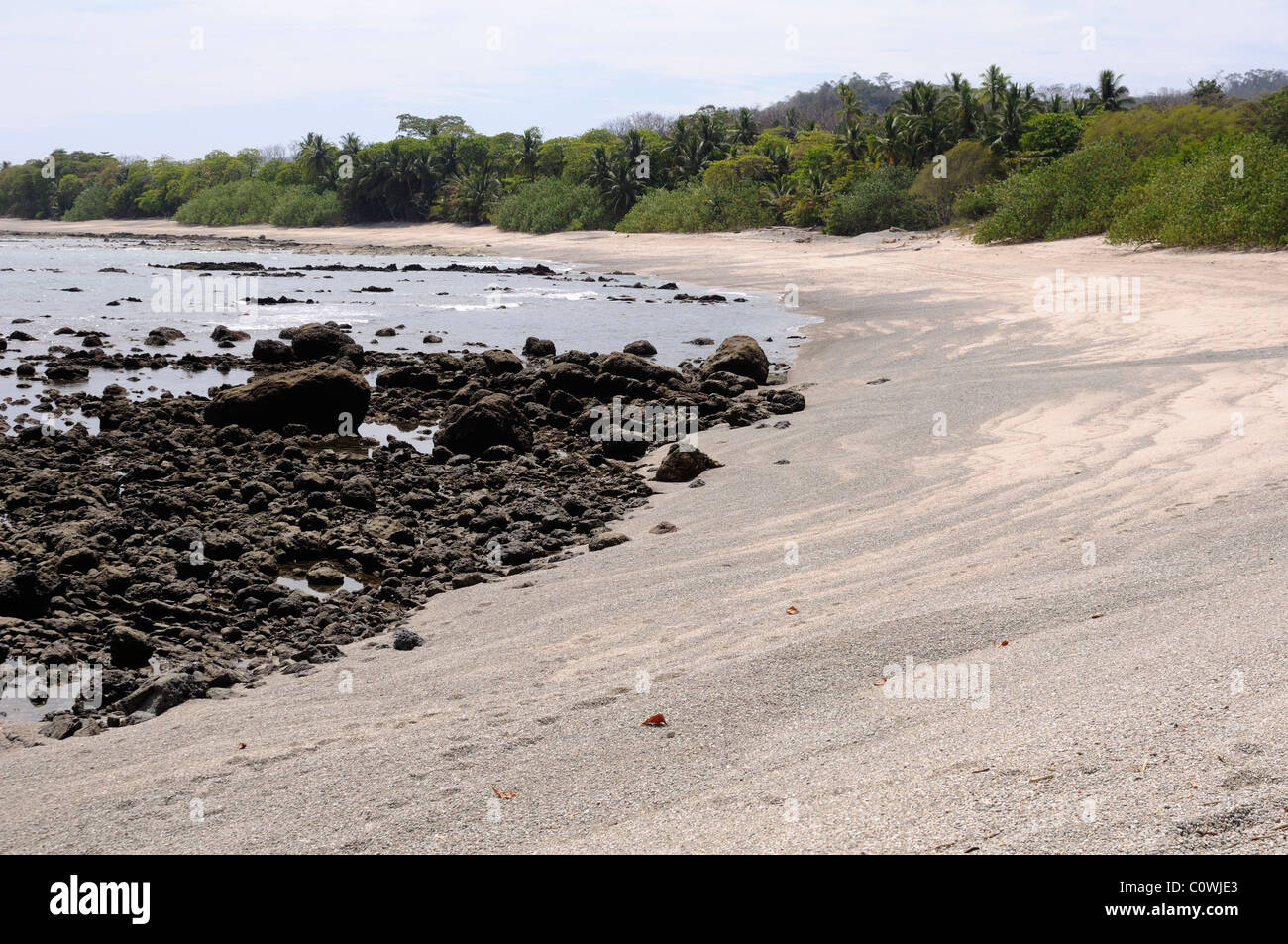 Lonely beach at Cabuya,Costa Rica Stock Photo - Alamy