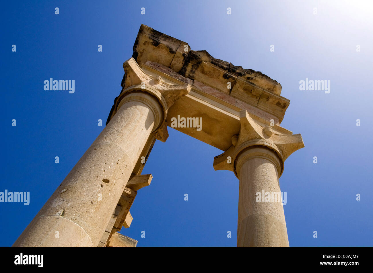 Temple of Apollo Hylates in Kourion, Cyprus Stock Photo - Alamy