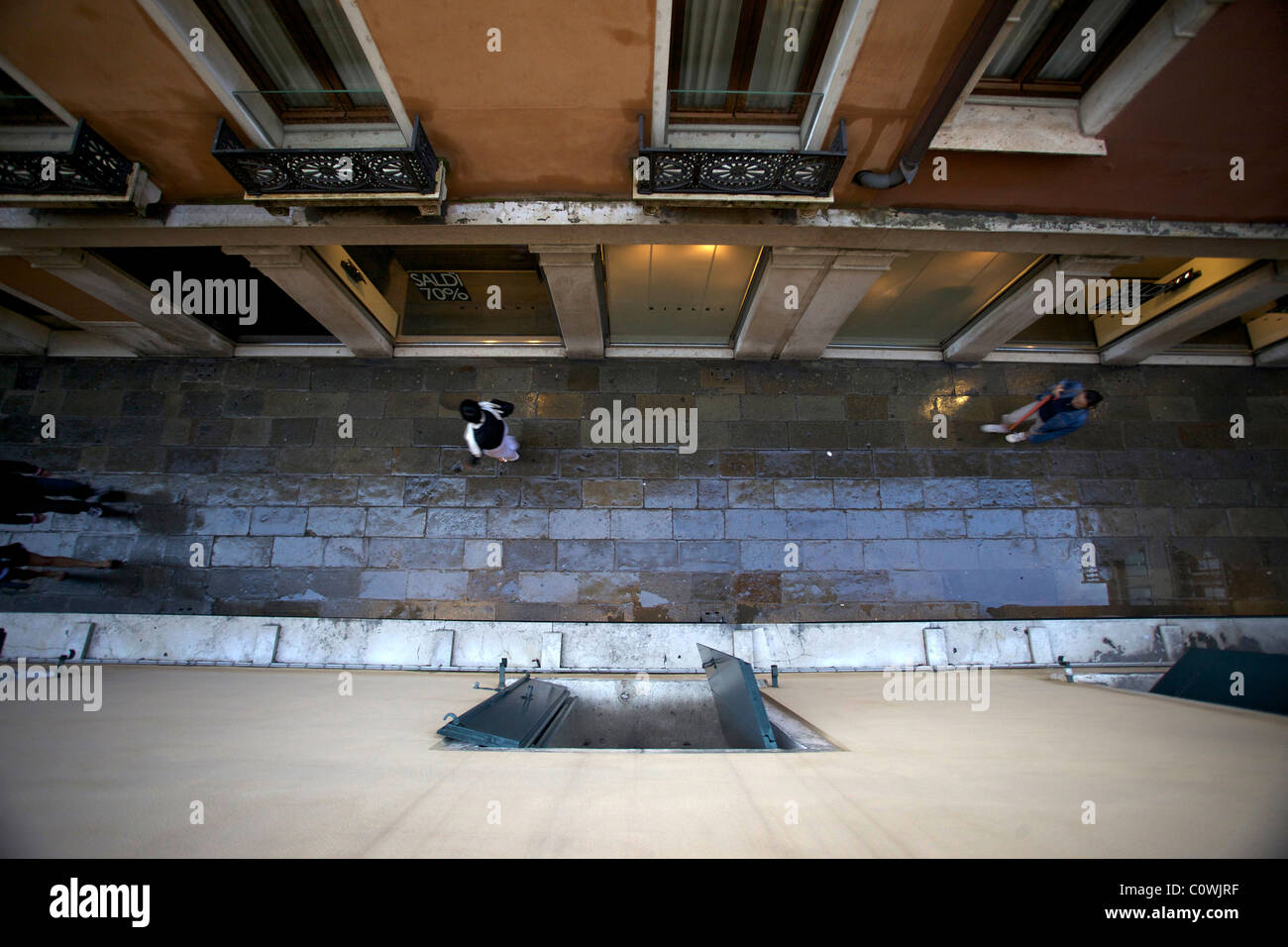 Street view from hotel window hi-res stock photography and images - Alamy
