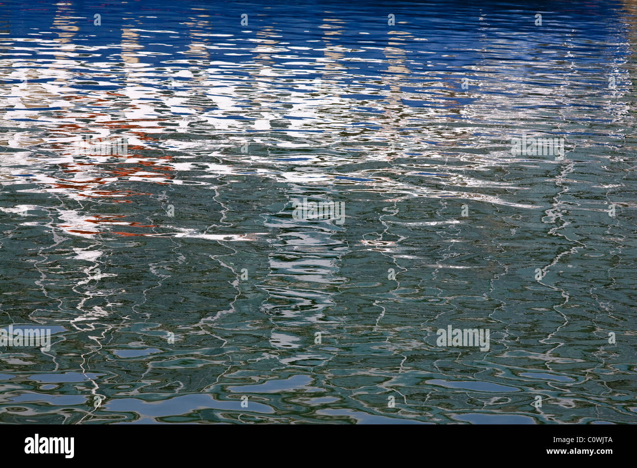 Patterns on the water Stock Photo - Alamy